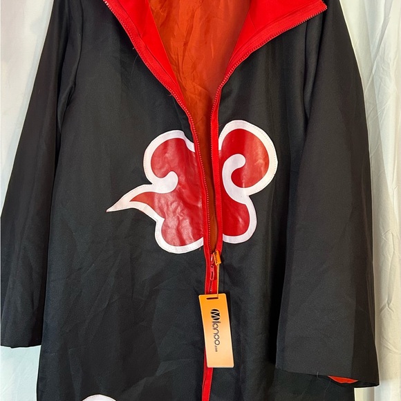 Milano | Other | Naruto Shippuden Black And Red Akatsuki Cloak | Poshmark